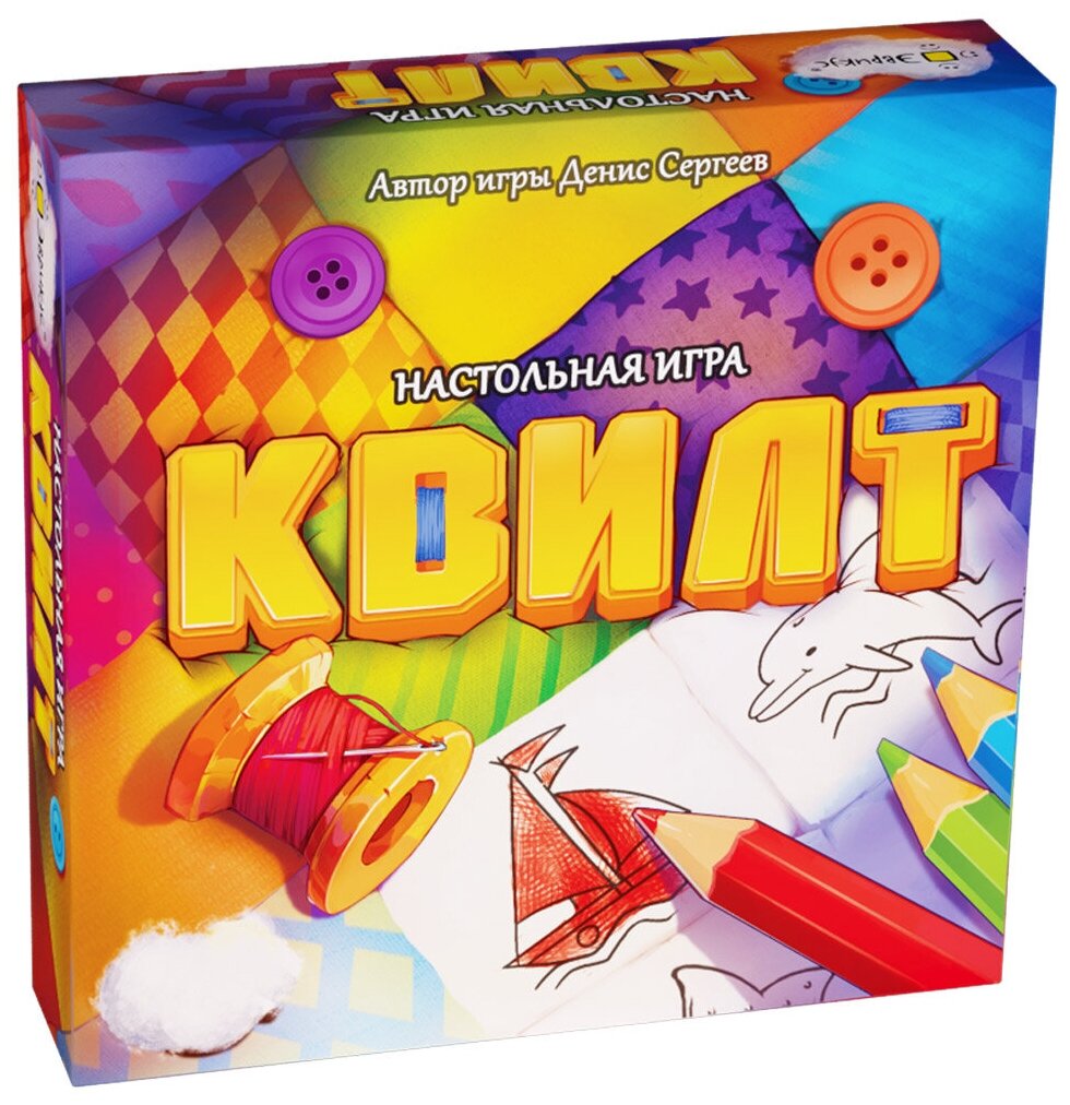 Настольная игра Эврикус "Квилт", 10+, 2-4 игрока, семейная, логическая