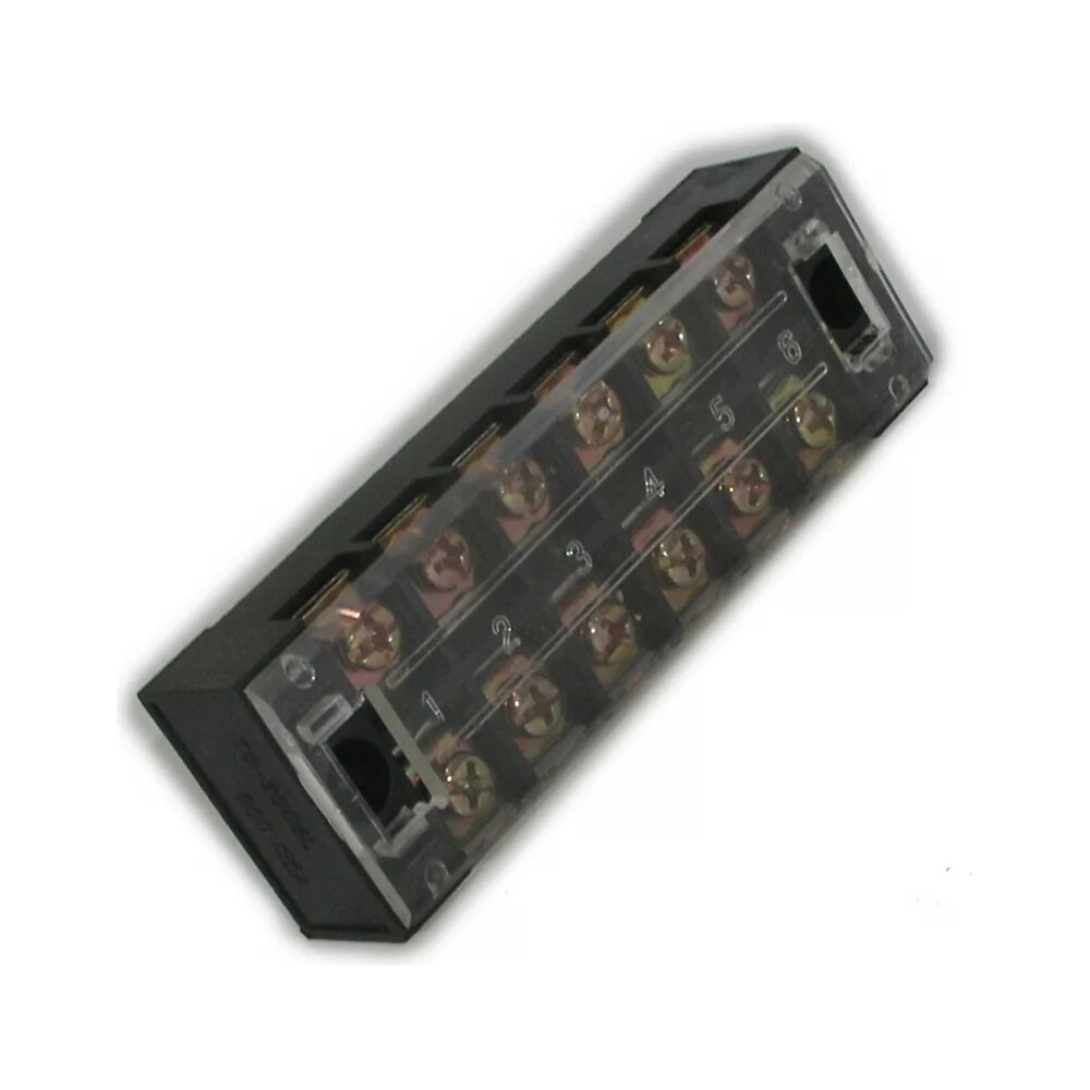 Клеммная винтовая колодка Pro Legend с крышкой, 12 контактов, М4, 35 А, 600 В, 8 AWG, 10 мм2 PL3842