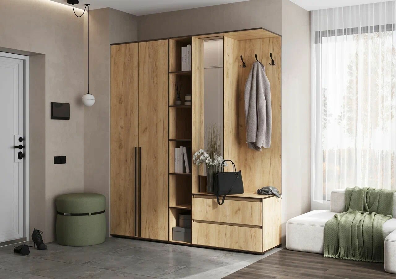 Комплект мебели для прихожей Норд (комп.9) Дуб Крафт