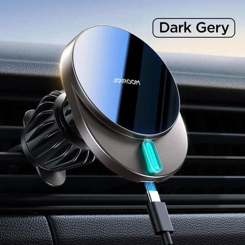 Автомобильное магнитное зарядное устройство Joyroom Dark Gery