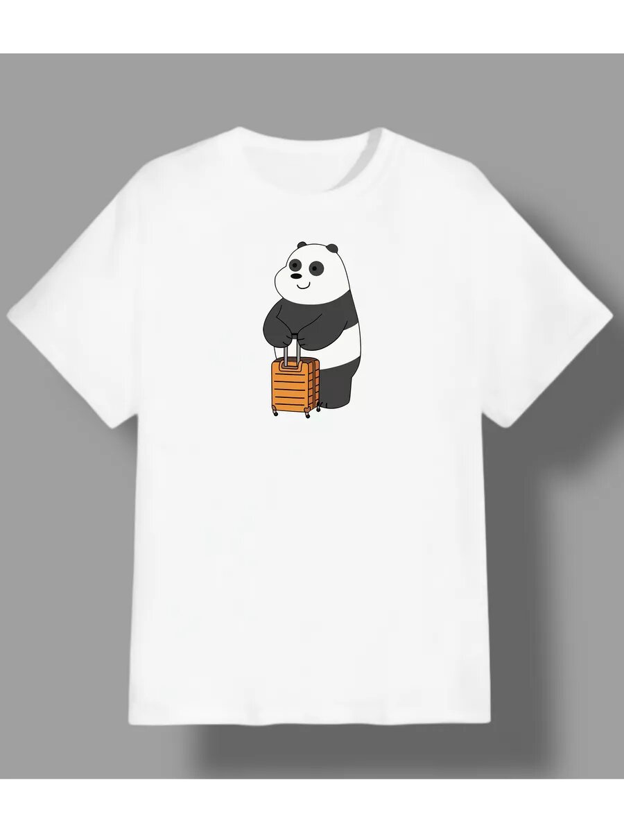Футболка вся правда о медведях панда