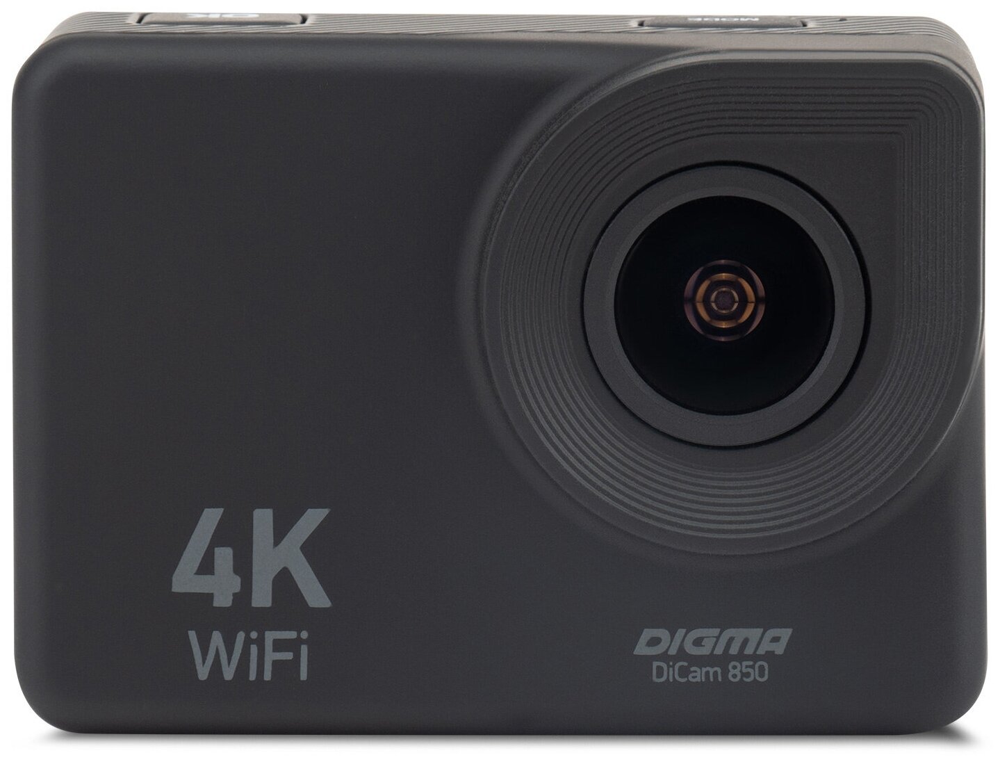 Экшн-камера Digma DiCam 850, 16MP, 3840x2160, USB, WiFi, черный (1454661)