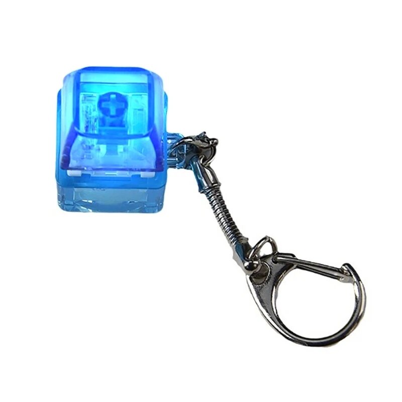 Механические переключатели клавиатуры, 1 шт, тестер, брелок, игрушка, инструмент для снятия стресса со светодиодом