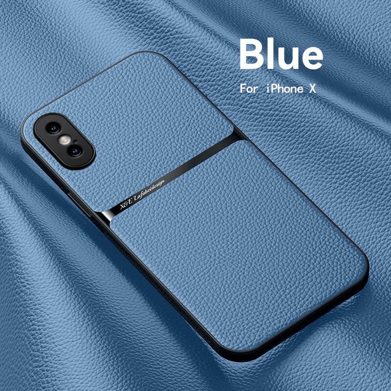 Чехол на Apple iPhone X / iPhone XS (Айфон Х / Айфон ХС) Текстура личи (magsafe)