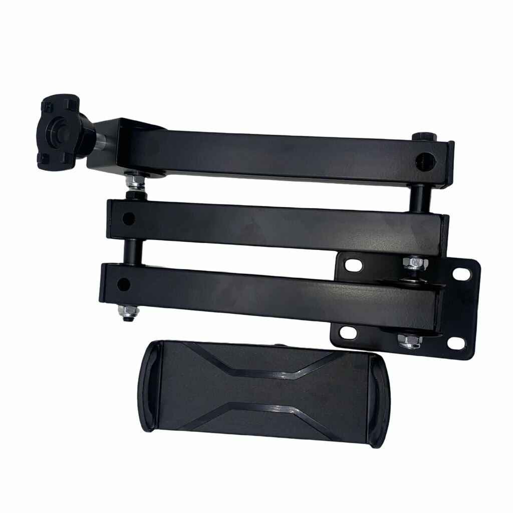 Крепление для планшета на стену, алюминиевый держатель с регулируемой ручкой для устройств 4-13 дюймов