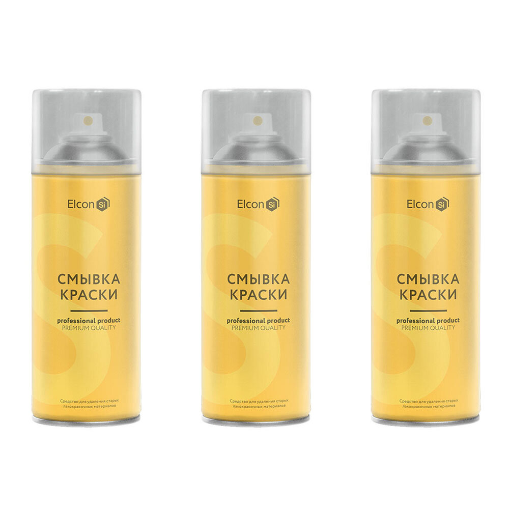 Средство для удаления краски Elcon S аэрозоль 520 мл (3 шт.)