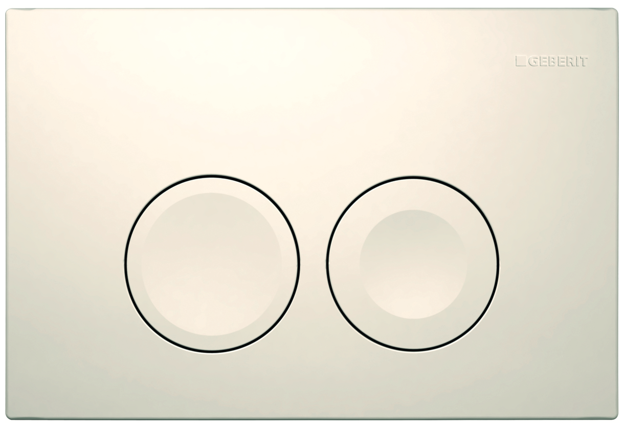 Смывная клавиша Geberit Delta21, двойной смыв: Белый «Alpine»