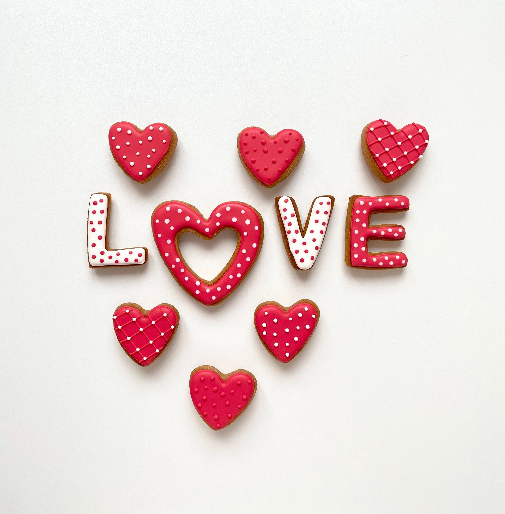 Набор имбирно-медовых пряников "Любовь"