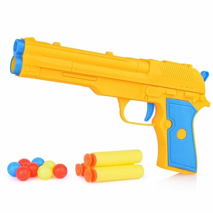 Пистолет Oubaoloon "Альфа" в пакете, пластик, от 3 лет