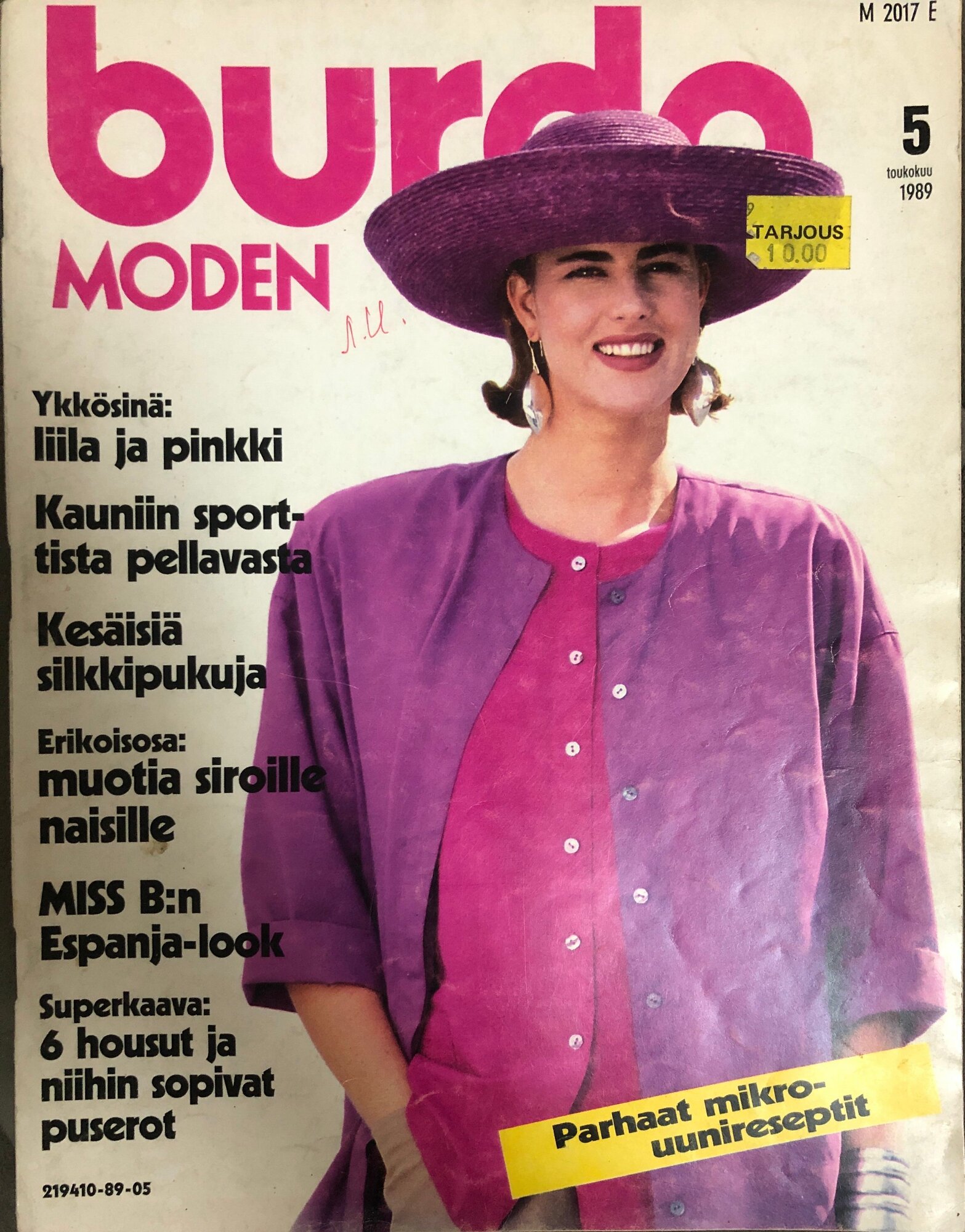 Журнал Бурда (Burda Style) № 5 1989 год на Финском # 72