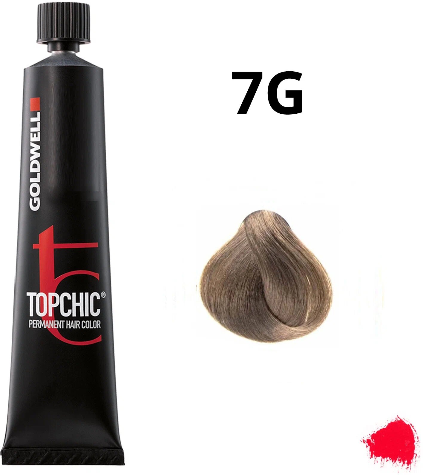 Goldwell Topchic - Стойкая крем краска, без аммиака 7G лесной орех 60 мл