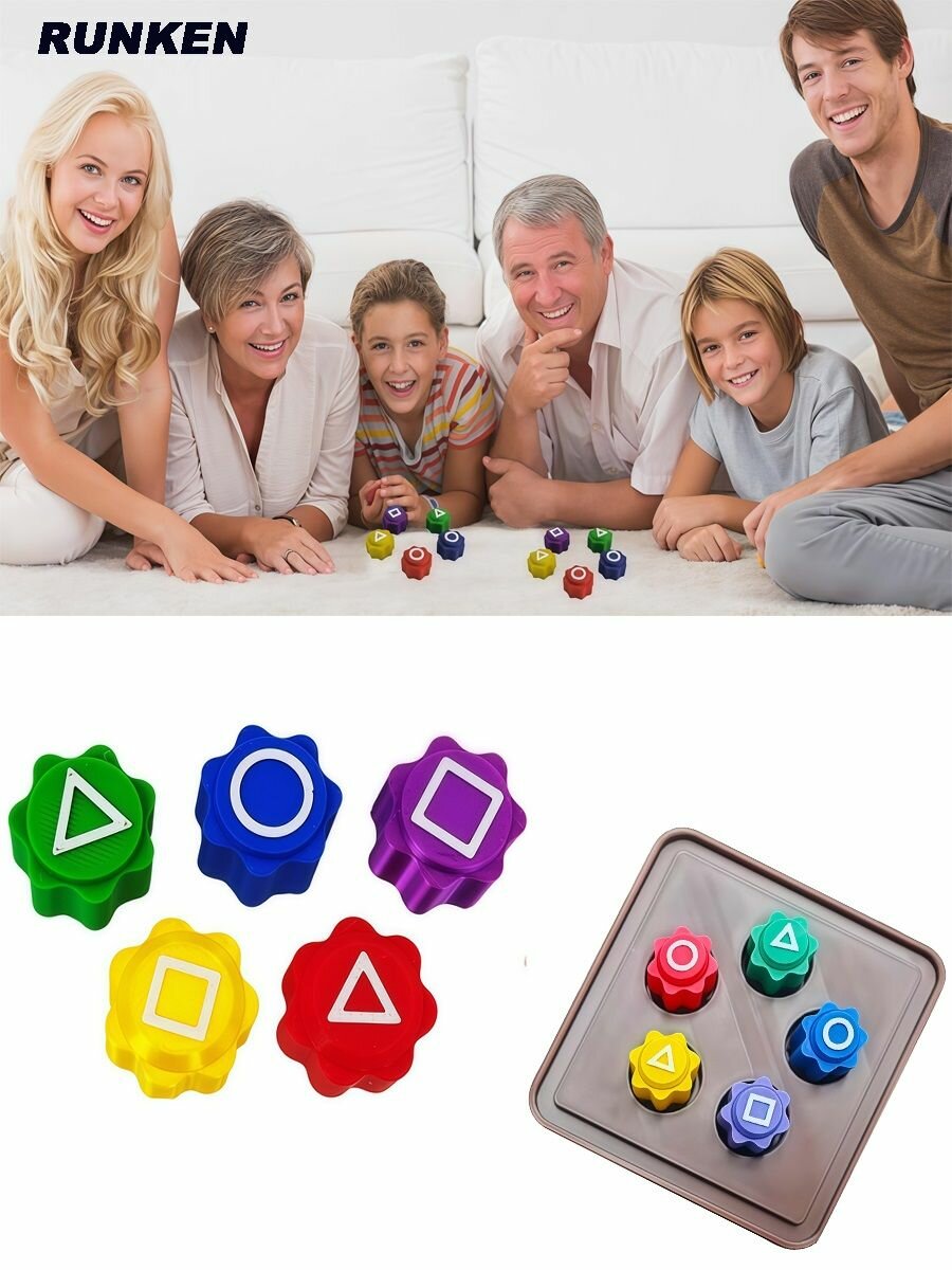 Набор корейских народных игр (корейская традиционная игровая игра) - Джеби Чаги, Гонги, Бисокчиги, Пэн-и, ддакчи, Игры для семейного путешествия