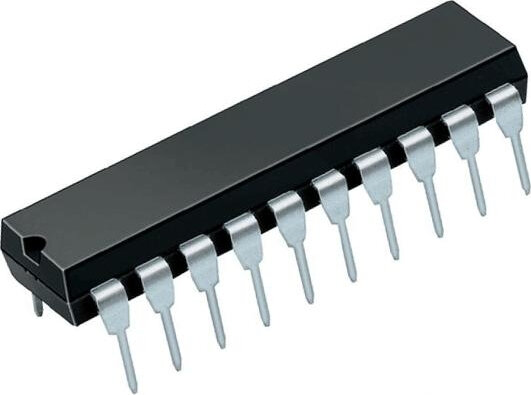 Микросхема TEXAS INSTRUMENTS SN74LS241N драйвер 8х 3-состояния драйвер неинвертирующий DIP20, 1 шт