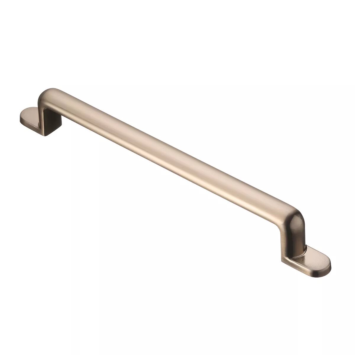 Ручка мебельная алюминиевая GTV OTTO L-160, скоба, цвет шампань