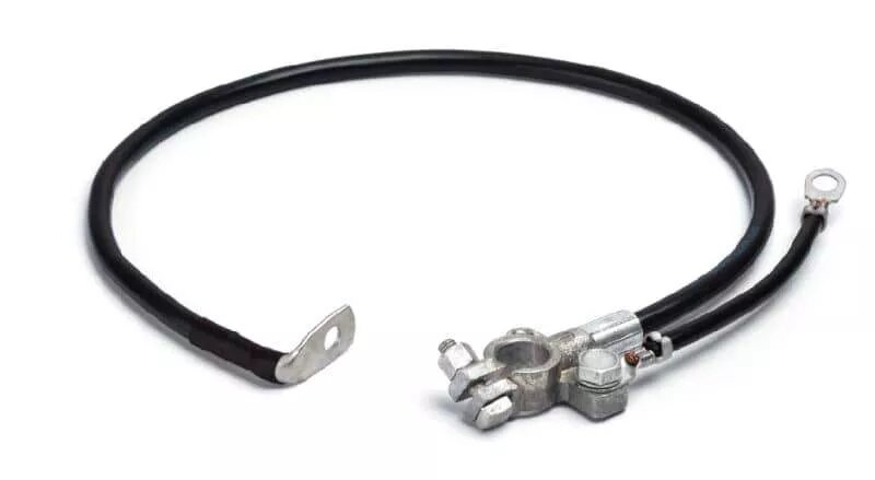 Провод АКБ с литой клеммой "-" для Lada (ВАЗ) Granta, Kalina, Hyundai Sonata NF, Chrysler с тросовым приводом КПП.