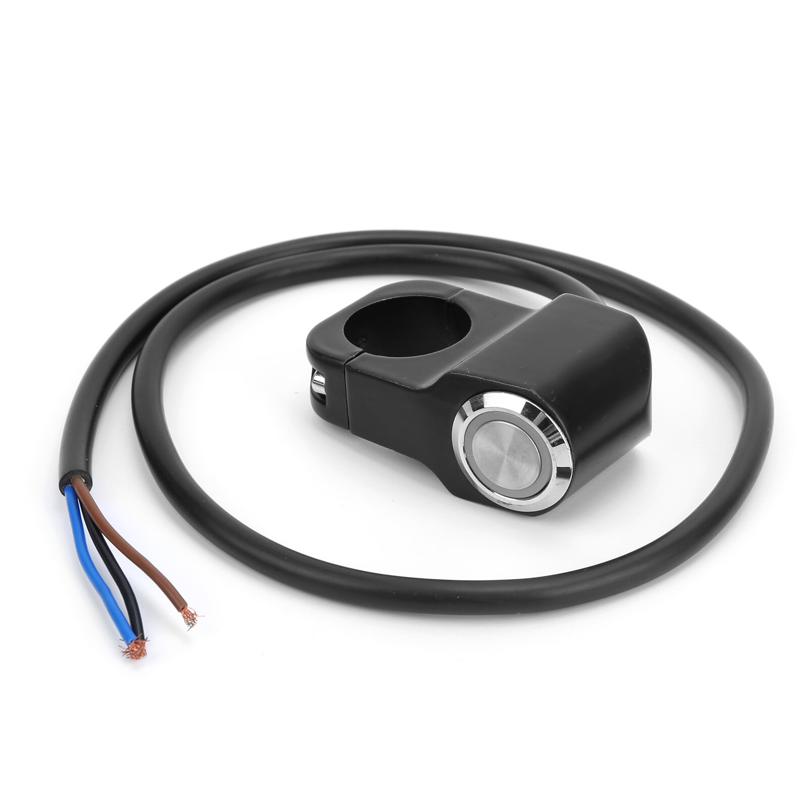 Кнопка переключения на руле с подсветкой, сброс блокировки, универсальная, для мотоцикла с рулем 22 мм, красная подсветка.