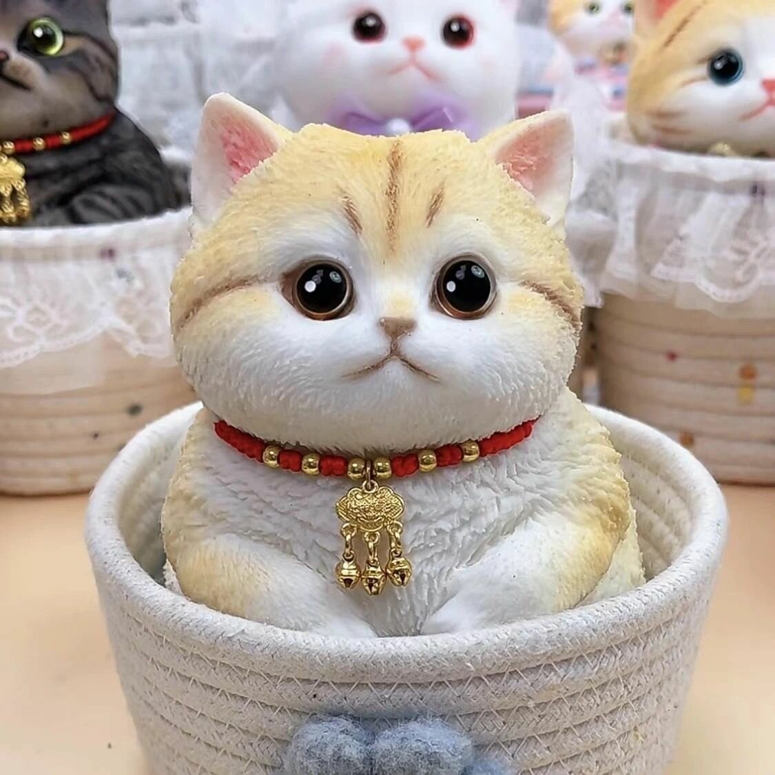 Мягкие силиконовые котята, игрушки для детей и домашних животных