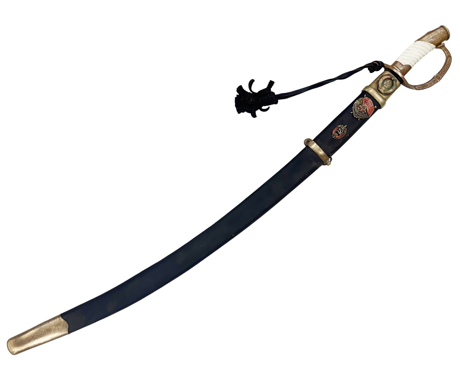 Шашка Смерш НКВД наградная офицерская обр.1940, состаренная, белая рукоять