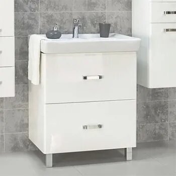 Тумба под раковину без столешницы AQUATON Америна Н 70 белая