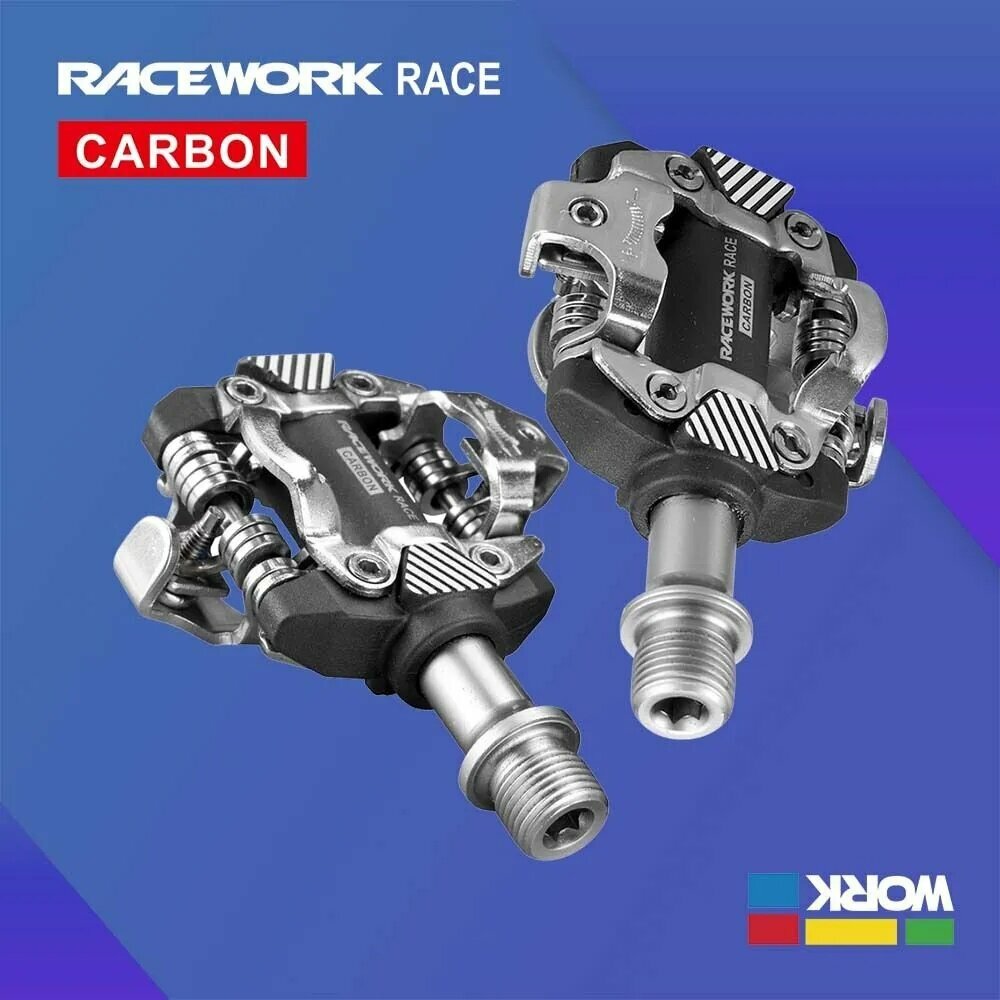 RACEWORK M8100 MTB Педали SPD Стандартные контактные педали серебристый