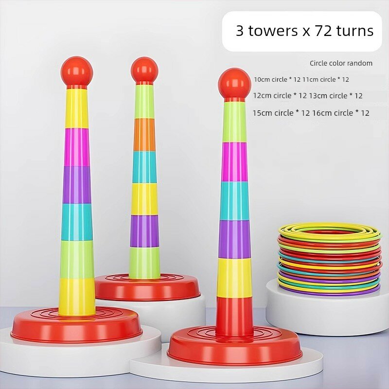 Игрушка для метания колец, детская игра в метание колец, реквизит для интерактивных игр родителей и детей, игра в