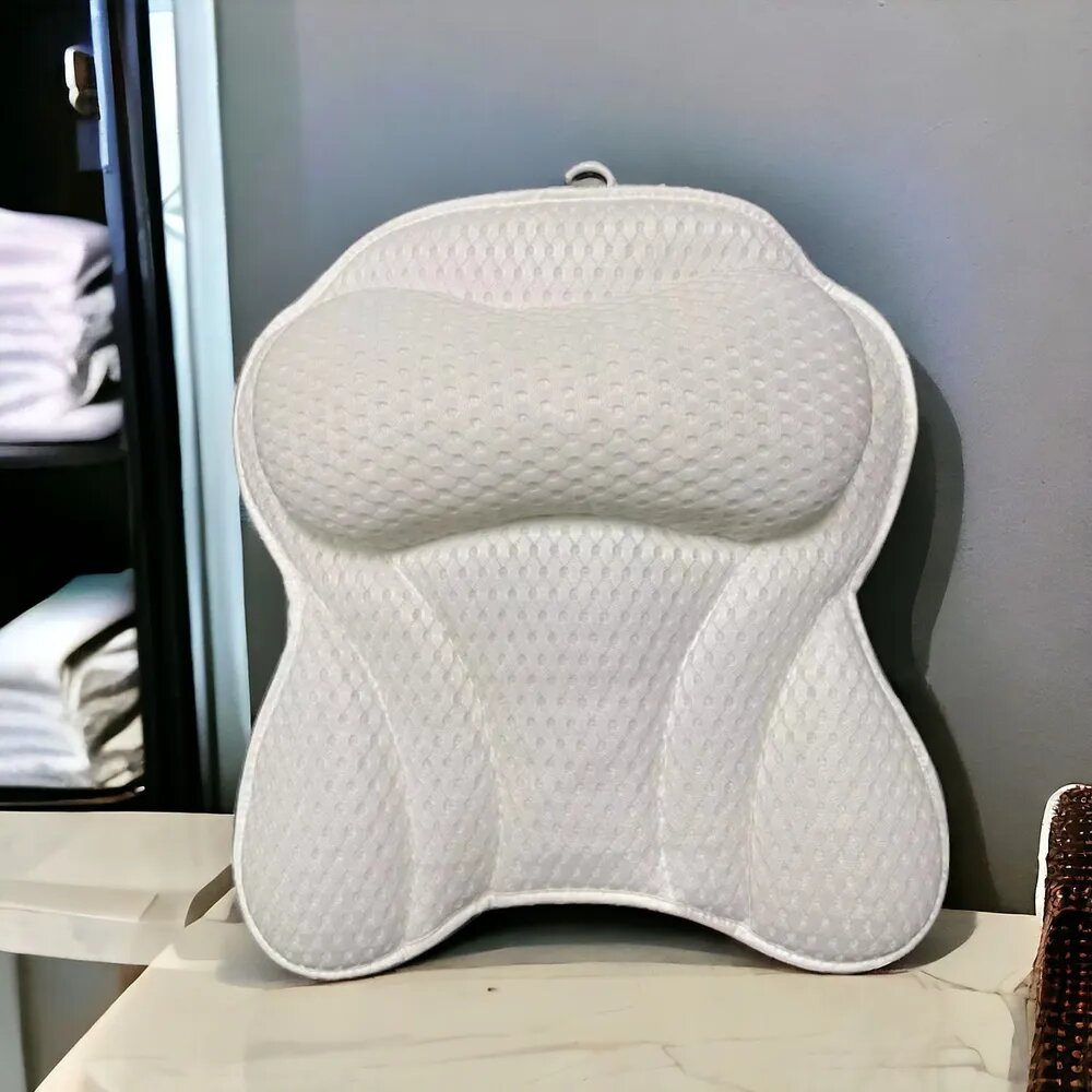 Подушка для ванны с 3D эффектом / Подушка для ванной на присосках