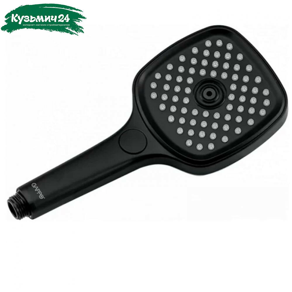 Лейка для душа Gappo G003 квадрат 130 мм, черный