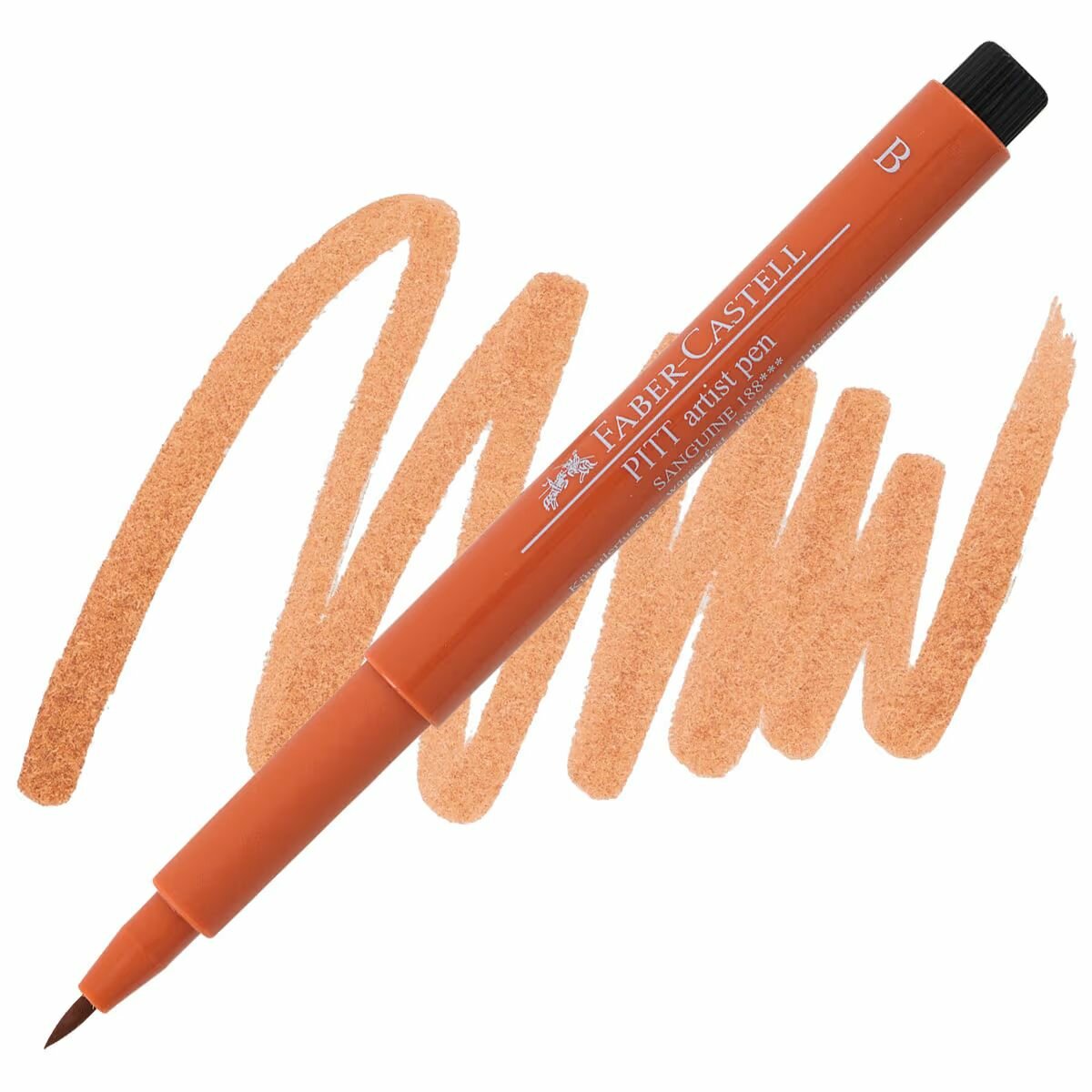 Ручка капиллярная Faber-Castell "Pitt Artist Pen Brush", цвет 188 сангина