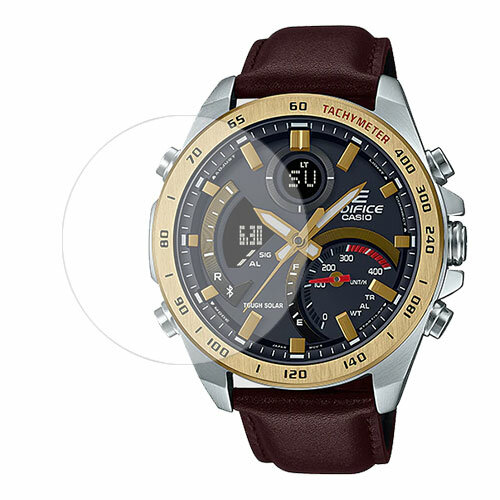Скрин Мобайл защитный экран для часов Casio ECB-900GL-1A из гидрогелевая плёнка прозрачная