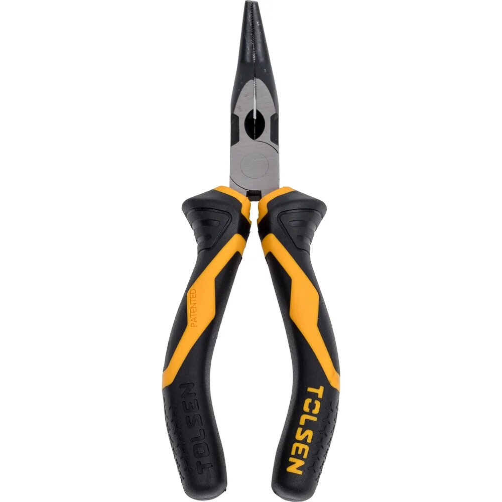 Пассатижи TOLSEN GRIPRO тонконосые, 160 мм, загнутые 10023 из спиральной проволоки
