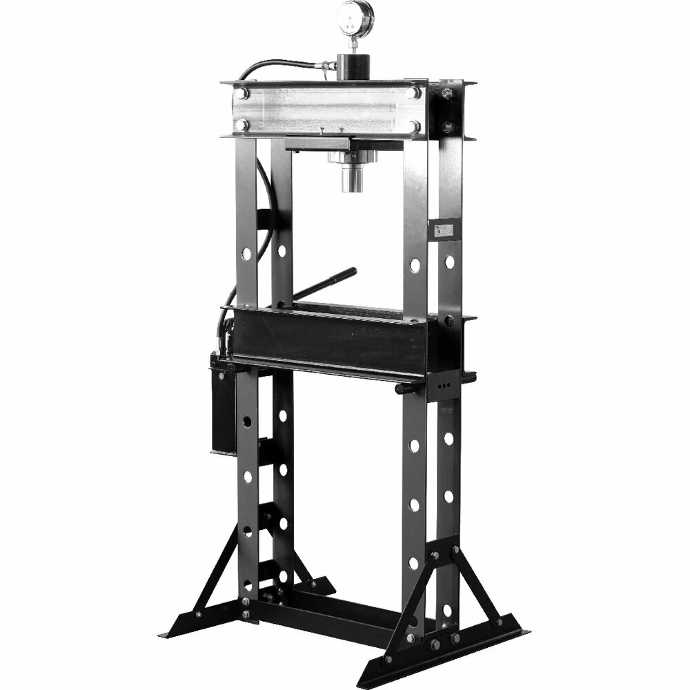 Пресс с ручным приводом KraftWell 30т KRWPR30, удобной высоте, защиты от коррозии