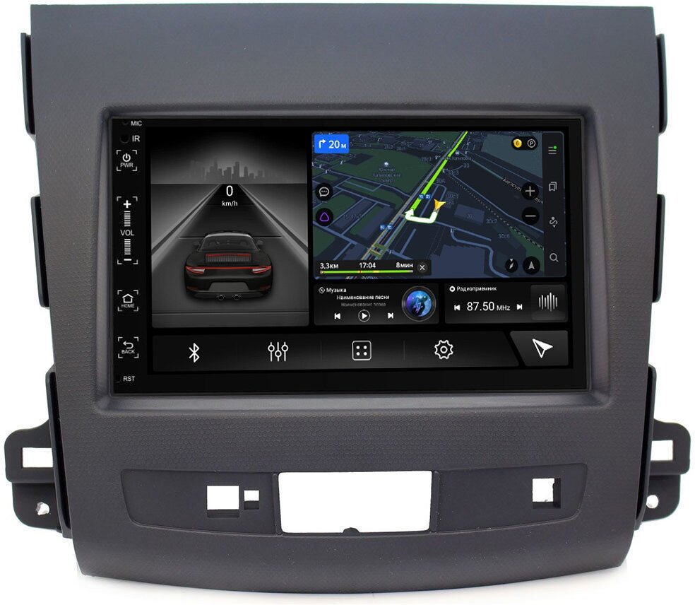 Штатная магнитола Citroen C-Crosser 2007-2013 Canbox M-Line 5511-RP-MMOTBN-84 Android 10 (4G-SIM, 2/32, DSP, IPS)