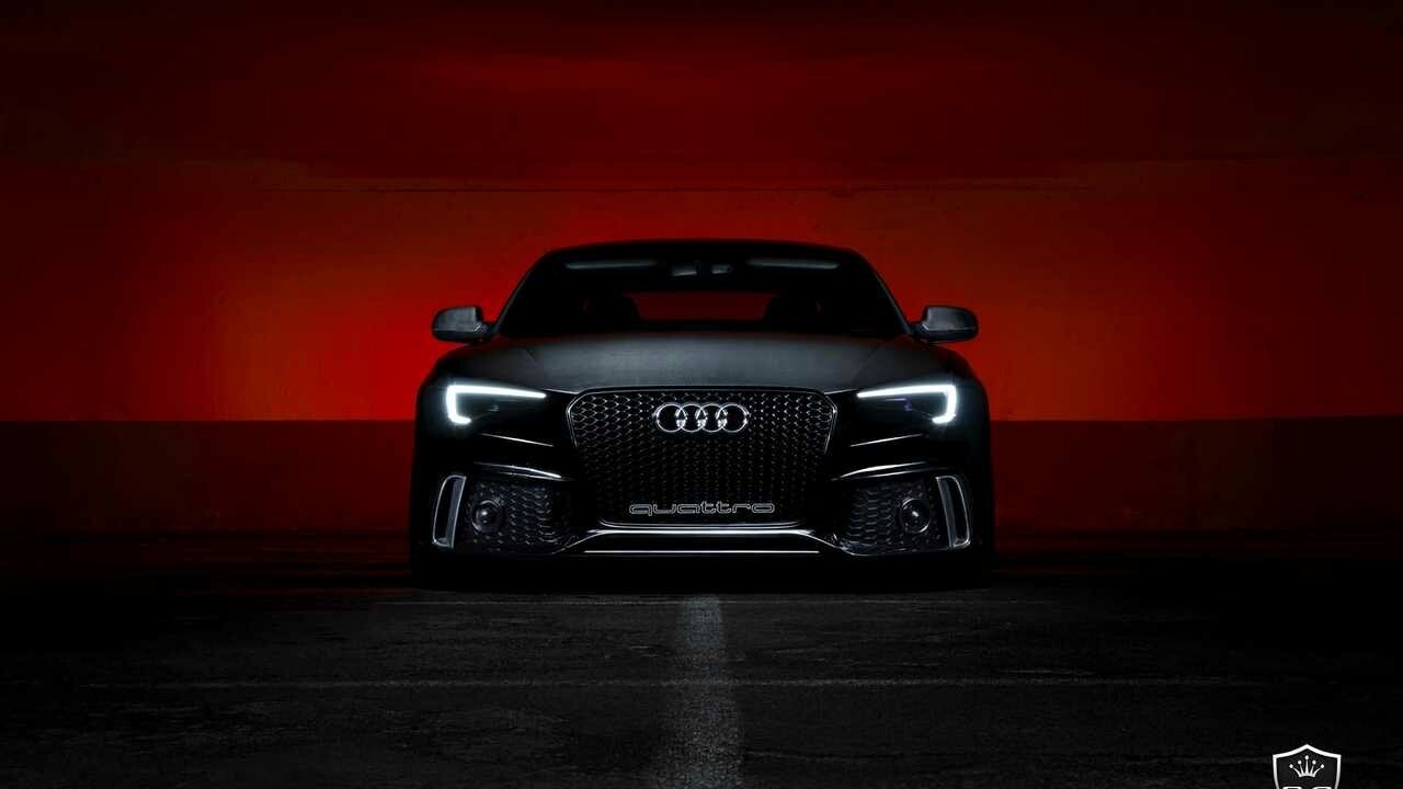 Картина на холсте 60x110 LinxOne "Audi car автообои s5" интерьерная для дома / на стену / на кухню / с подрамником