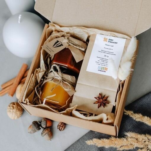 Подарочный набор "Два товарища" от "Мёд и кедр" на выпускной, день рождение, учителю, маме, папе, любимым, на новый год