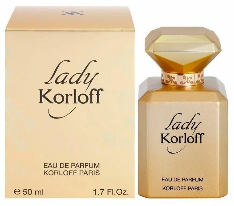 Парфюмерная вода Korloff Lady, женская, цветочные ноты, 50мл