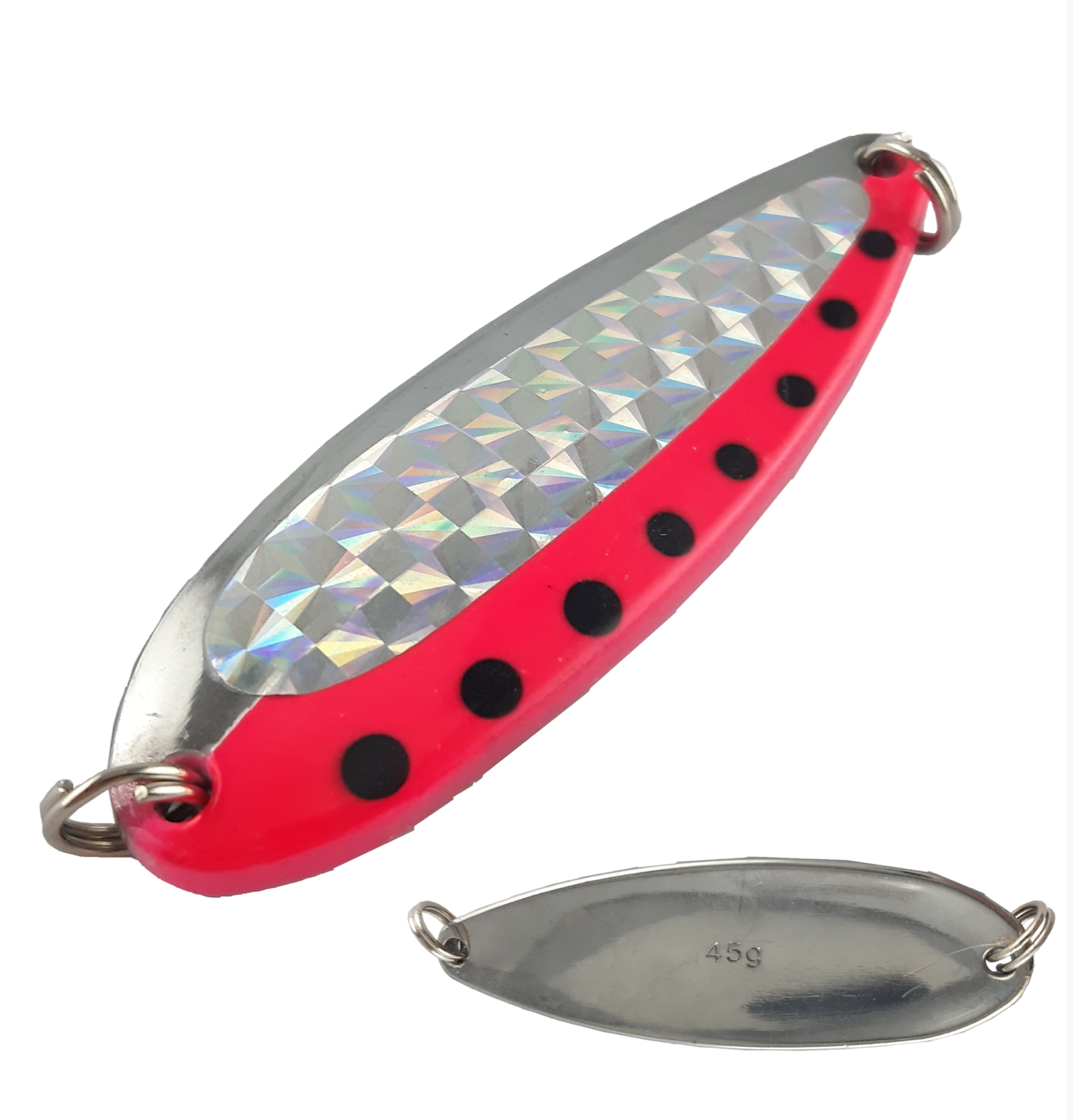 Блесна из латуни Nakazima Salmon Buster-EX 45г -677, 80mm