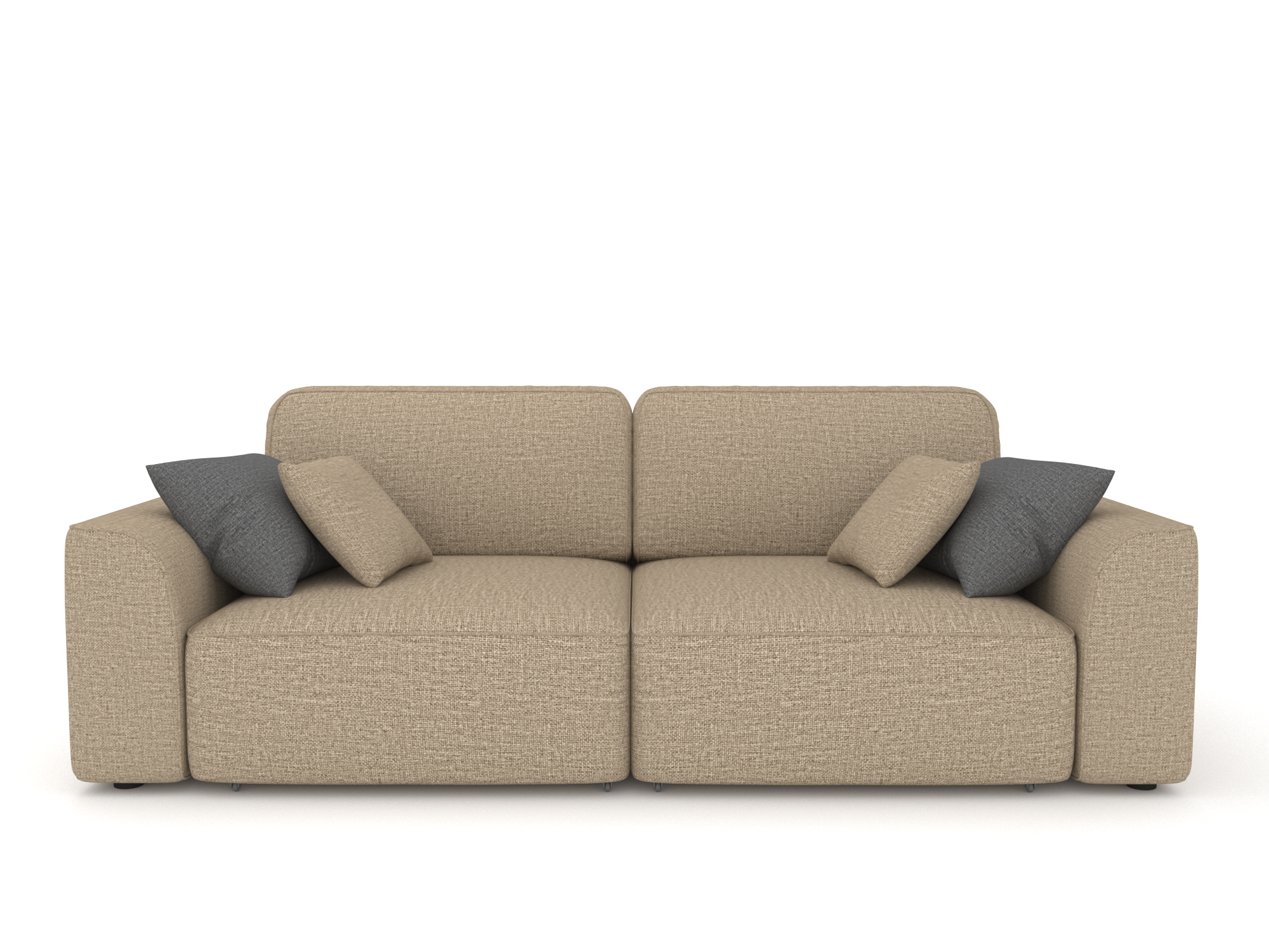 Pooh мебель Диван-кровать прямой Сиэтл (King) gunny Mocco Независимый пружинный блок