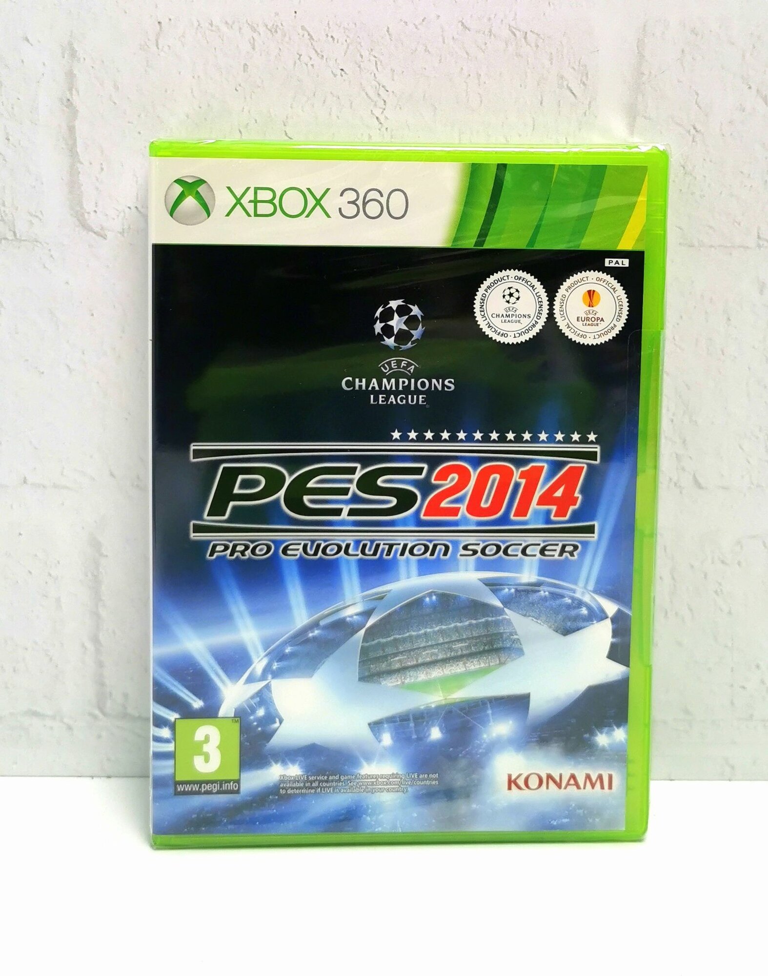Pro Evolution Soccer 2014 PES 2014 Английский язык Видеоигра на диске Xbox 360