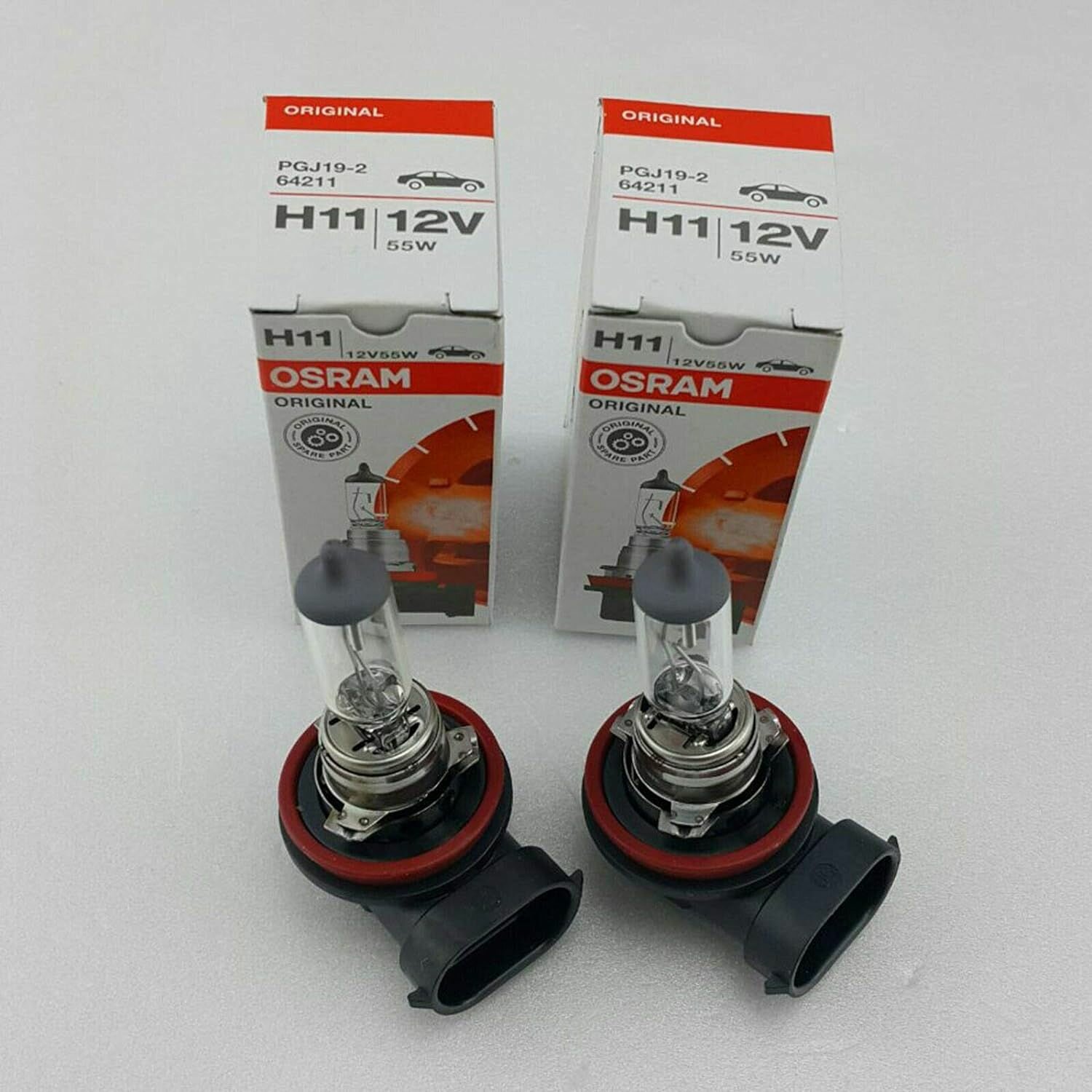 Osram 64211 Лампа галоген" Original Line H11" 12В 55Вт, 2 шт