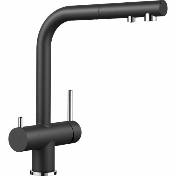 Кухонный смеситель Blanco Fontas-S II Silgranit-Look Anthracite 525200