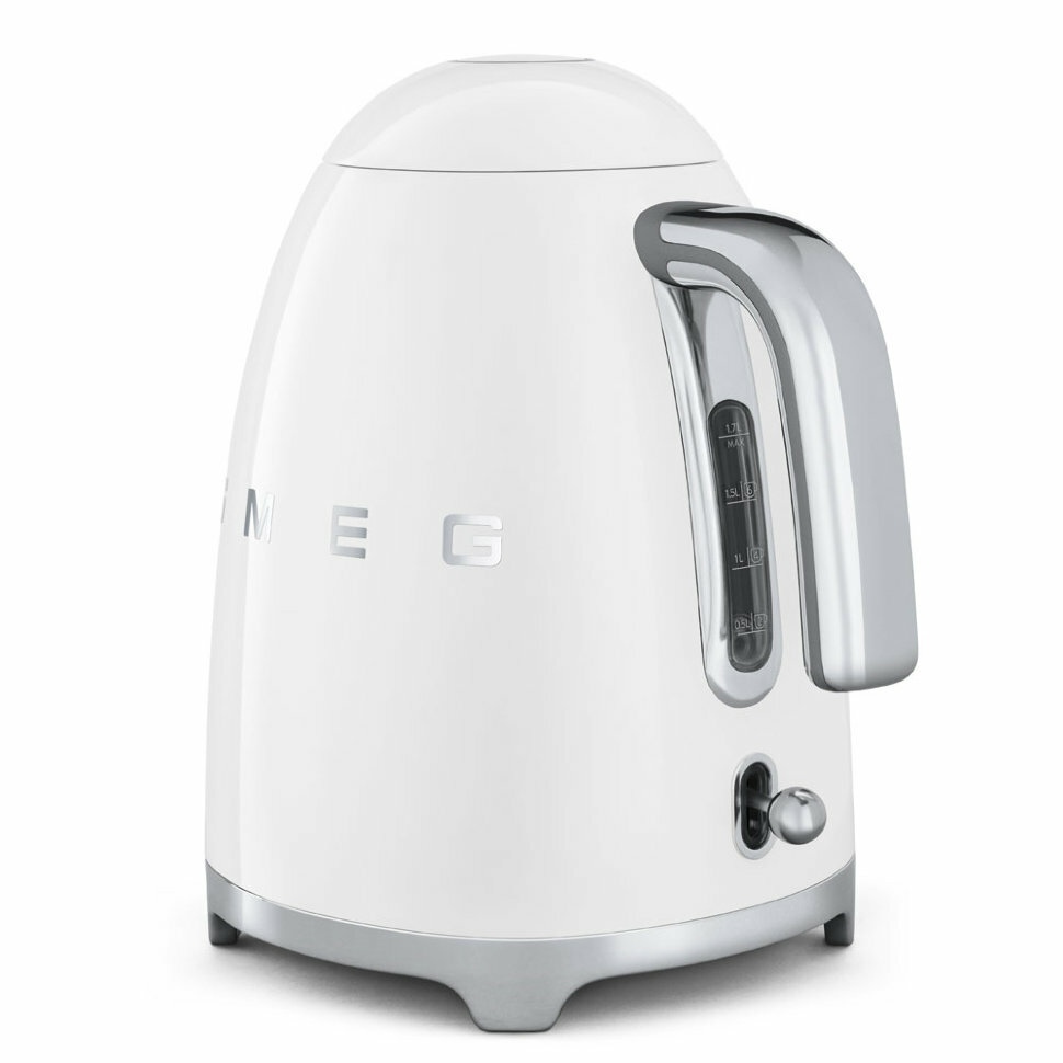 Электрочайник Smeg SMEG KLF03SSEU "Стиль 50-х", 2400W, 1.7л, ретро-дизайн, полированная сталь — фото 1