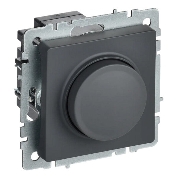 Диммер пов-наж. 600Вт СС10-1-0-БрГ графит BR-D20-0600-K53 BRITE IEK