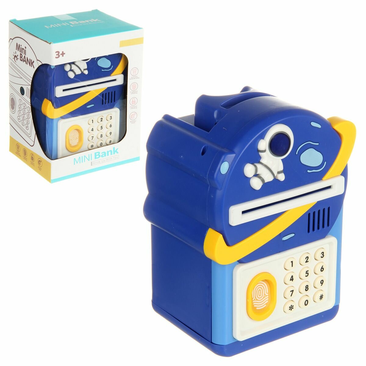 Детская электронная сейф копилка со светом и звуком, Veld Co