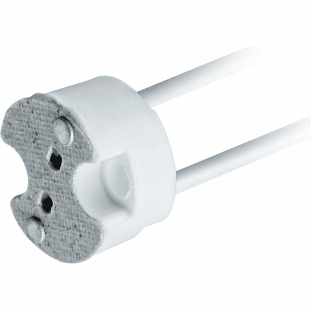 Электрический патрон Navigator 71 618 NLH-CL‑GU5.3 серый пластик, винтовое соединение кабеля для ГЛН и LED ламп