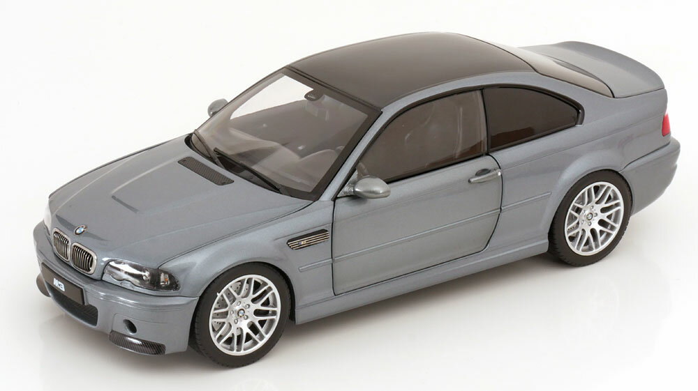 Модель коллекционная NOREV Bmw E46 M3 csl 2003 grey metallic / бмв М3 серый