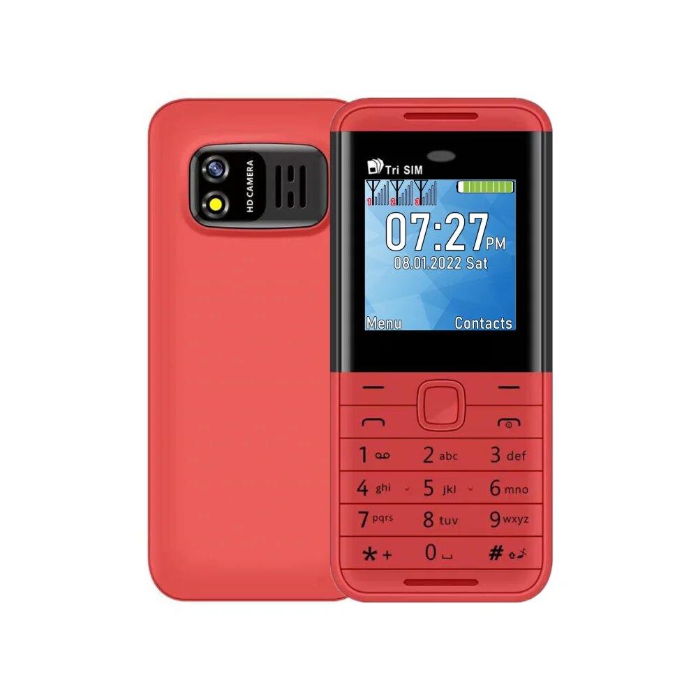 SERVO BM5310 3 SIM Card 3 Standby mini Mobile Phone Auto call recorder Bluetooth dial Speed dial Magic voice 1.3" Cellphone