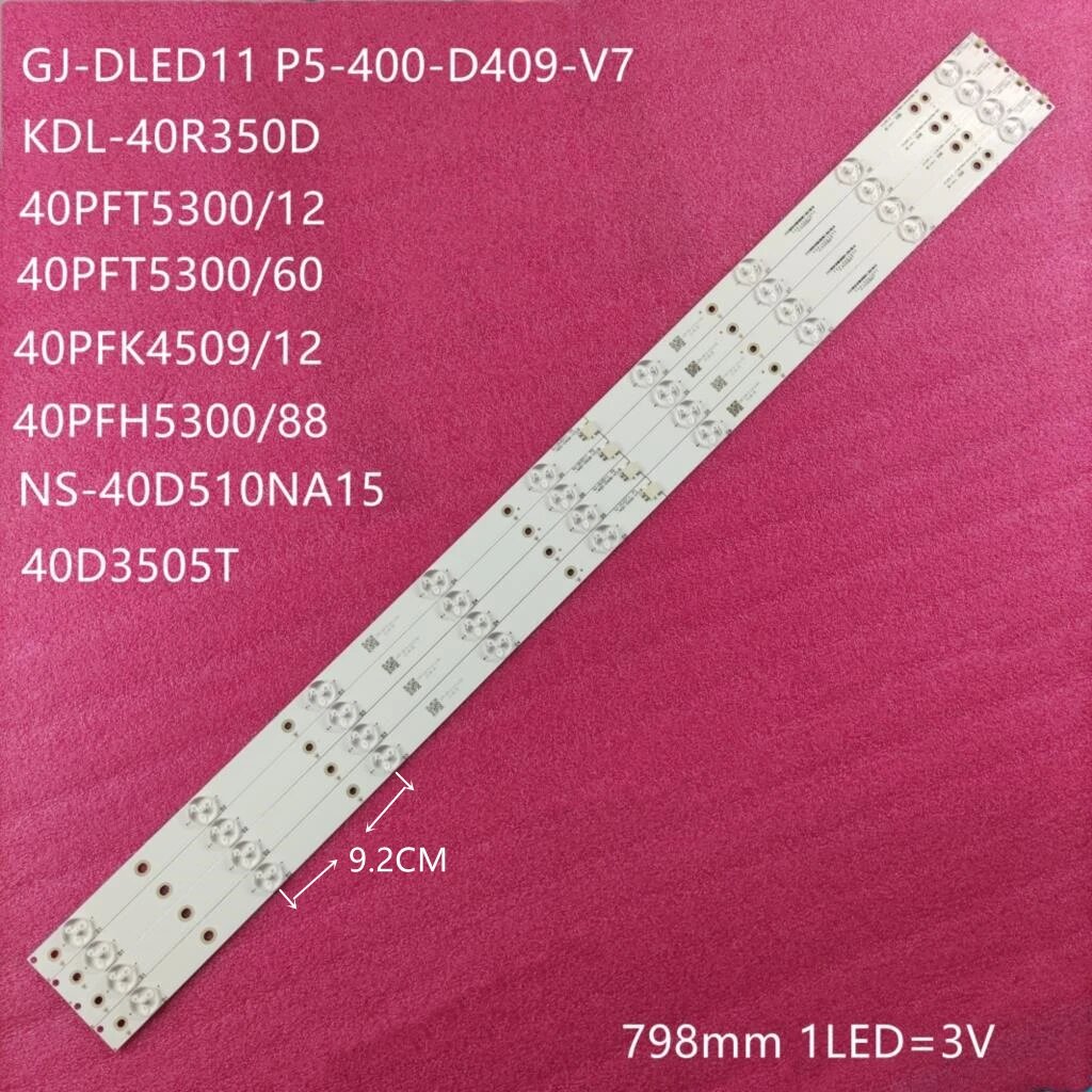 Светодиодная лента подсветки 8PCS 2TV, цвет 8