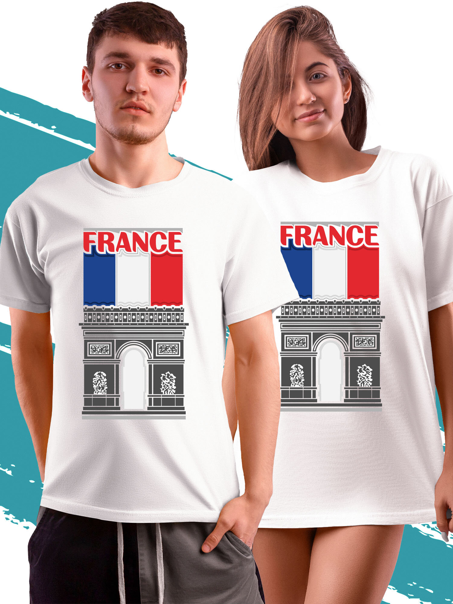 Футболка флаг Франции France