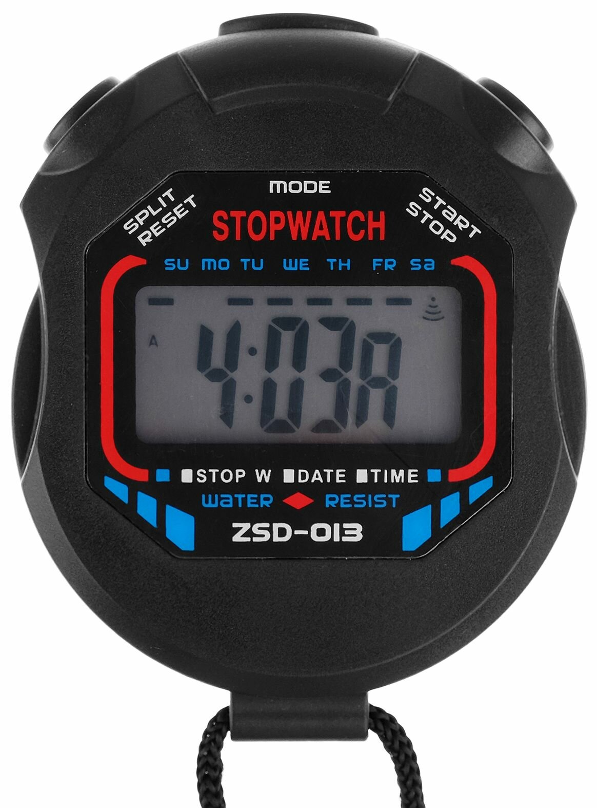 Секундомер электронный водонепроницаемый с функцией будильника для бега, плавания и велоспорта, 1 отсечка. Товар уцененный