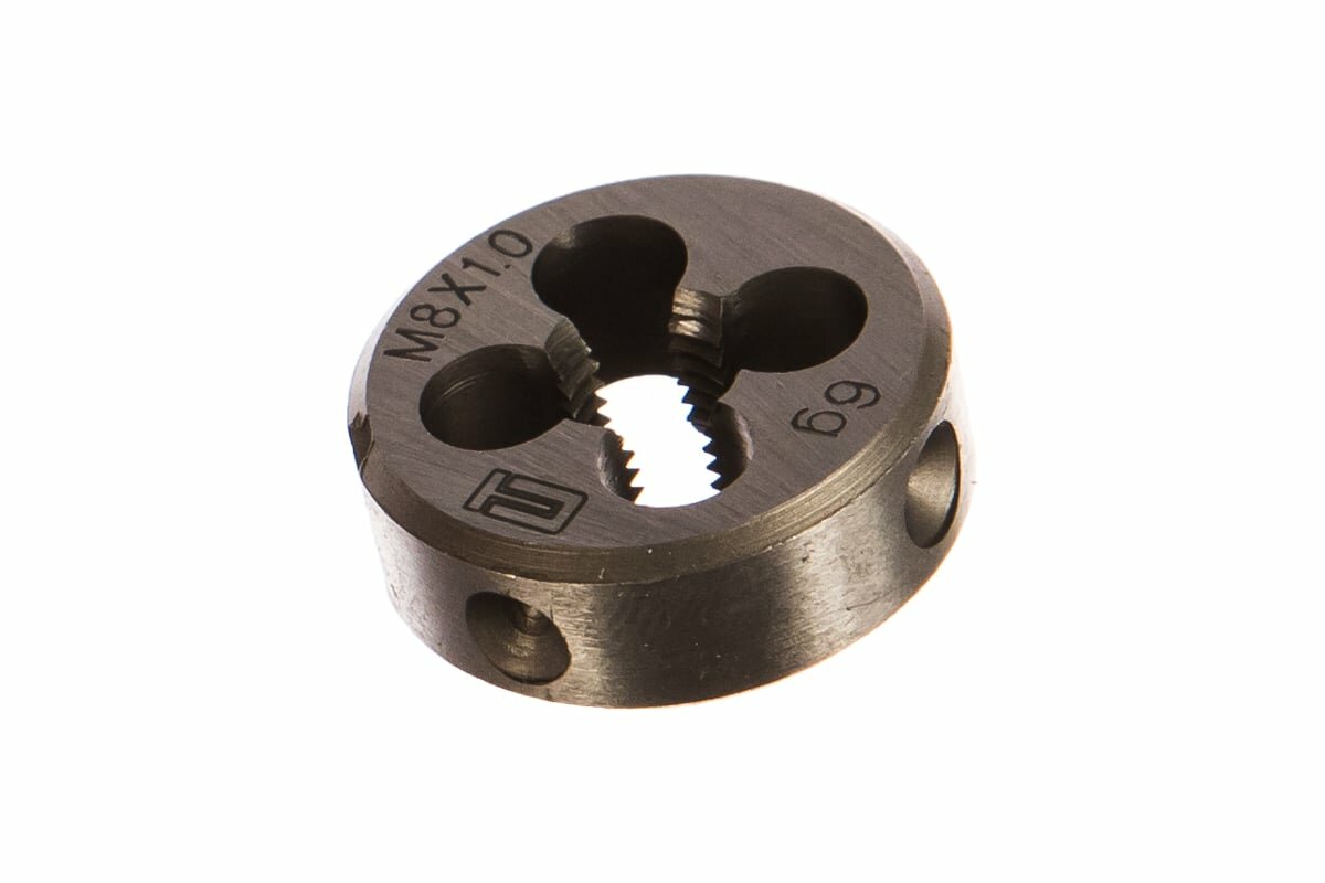 СИБРТЕХ 77019 Плашка М8x1,0 - резьбовая вставка для монтажа, фиксации и соединения деталей